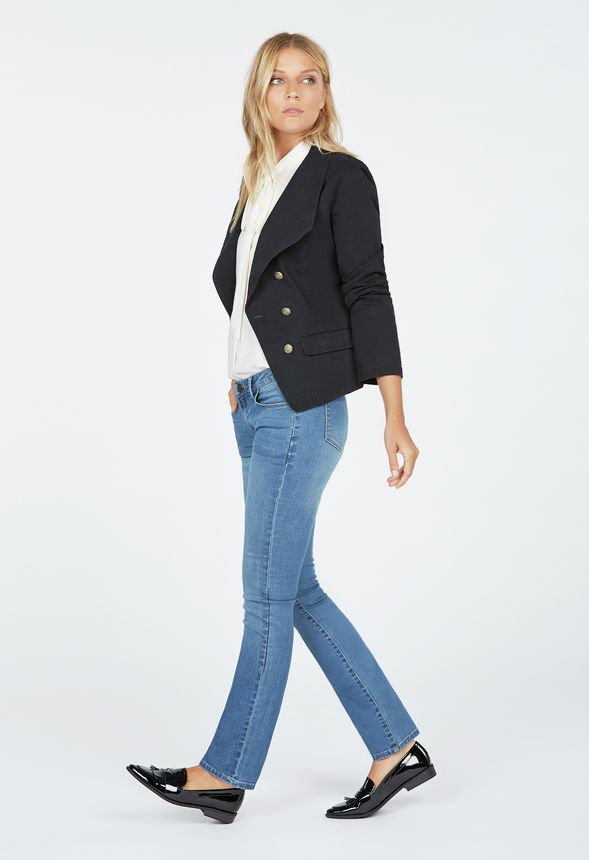 Ropa Military Blazer en Negro - Envío gratuito en JustFab