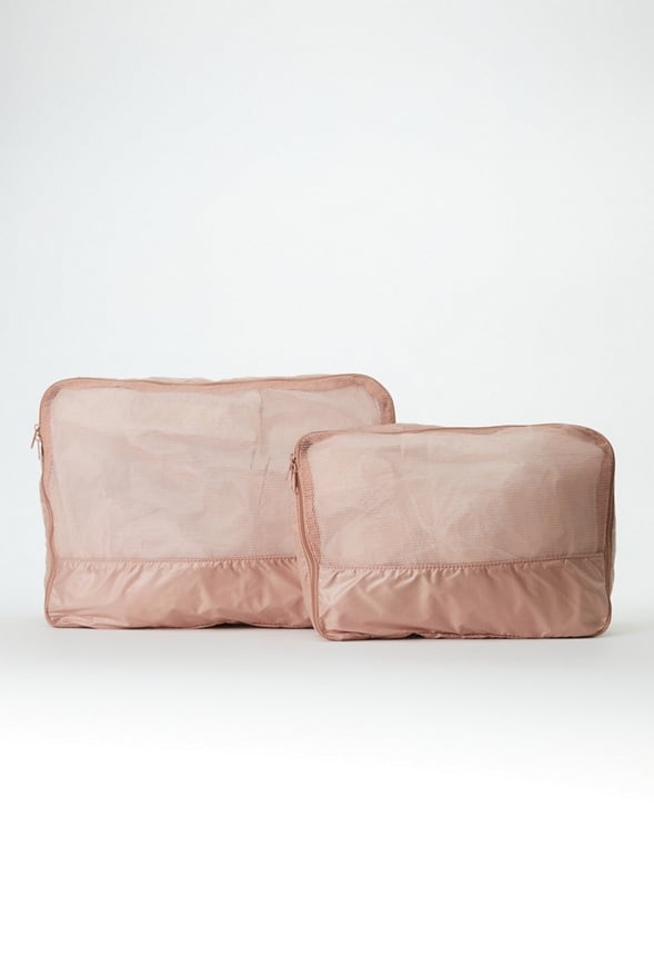 Travel Packing Cube Set Accessories in Blush - Get great deals at JustFab